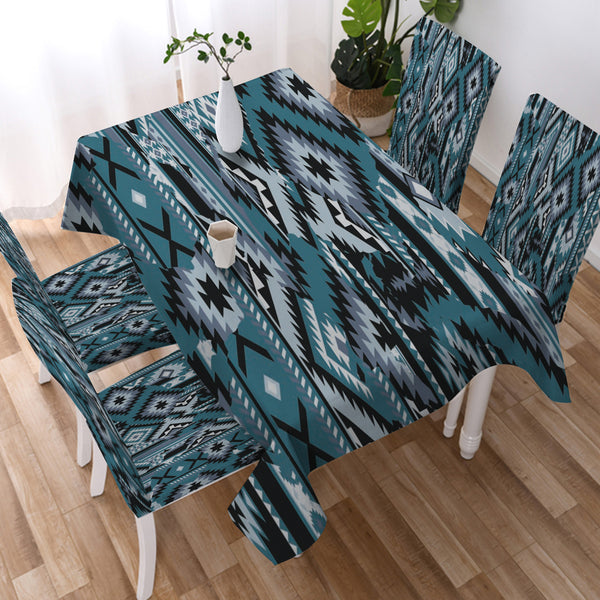 NAT00632 Bear Symbol Native American Tablecloth – Powwow Store