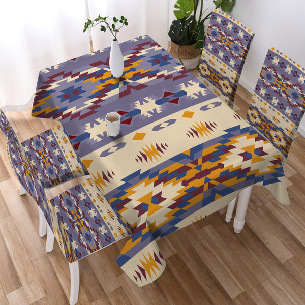 NAT00632 Bear Symbol Native American Tablecloth – Powwow Store