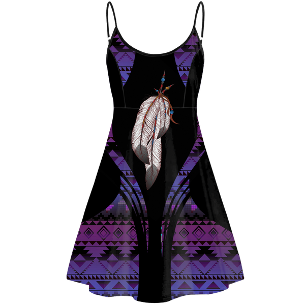 STD0030 Pattern Native American Strings Dress – Powwow Store