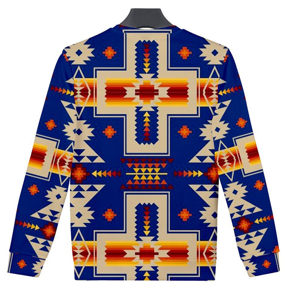 Purple Native Tribes Pattern Native American 3D Sweatshirt – Powwow Store