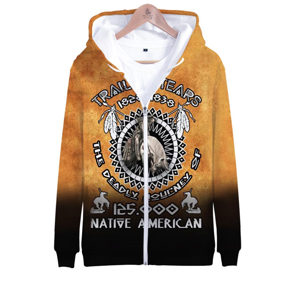 The End Of The Trail Native American All Over Hoodie no link – Powwow Store