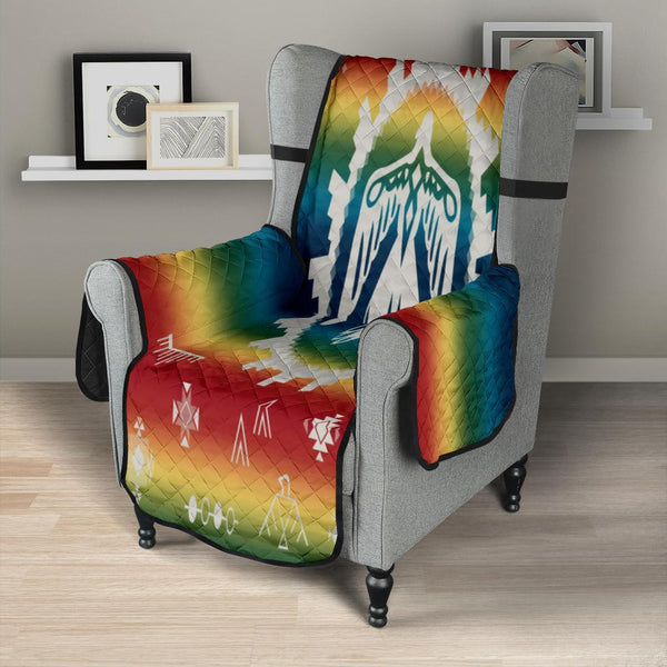 Thunderbird Rainbow Native American 23" Chair Sofa Protector – Powwow Store