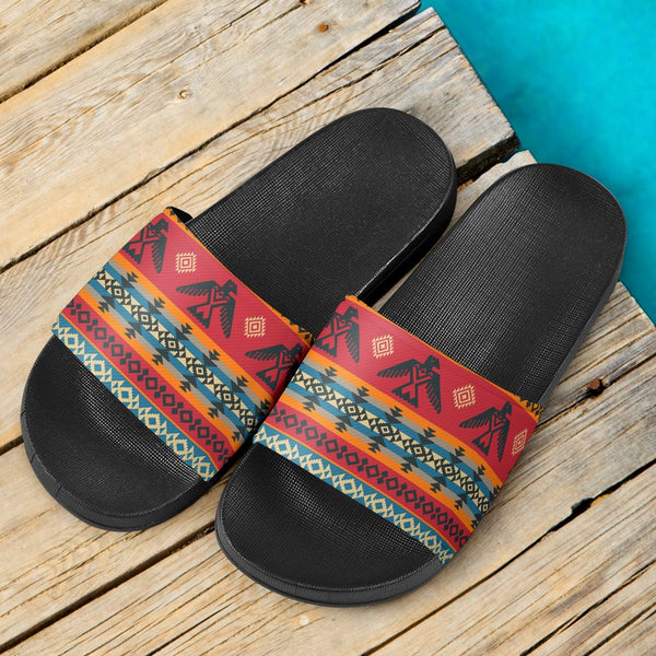 Thunderbirds Native American Slide Sandals – Powwow Store