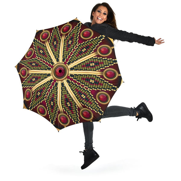 Naumaddic Arts Pink Native American Umbrella – Powwow Store