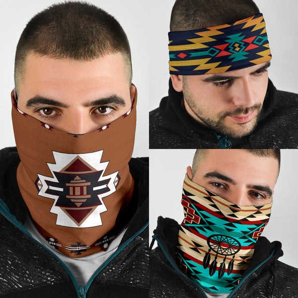 Native Southwest Tribes Native American Design Bandana 3-Pack New ...