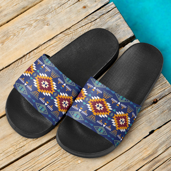 Pattern Native American Slide Sandals 10 – Powwow Store