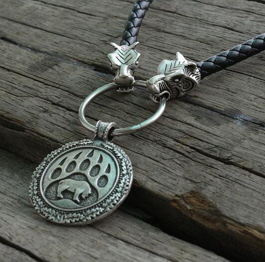Bear Track Pendant Neckalce Native American Totem Mother's Day Gift ...